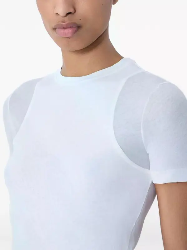JIL SANDER Fitted Crew-neck T-shirt - White