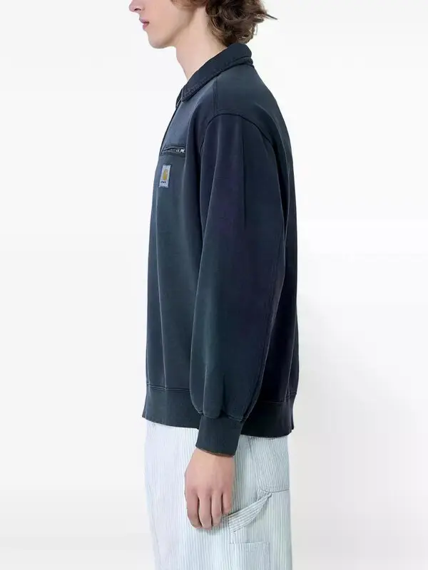Carhartt Work In Progress Quarter-zip Sweatshirt - Blue