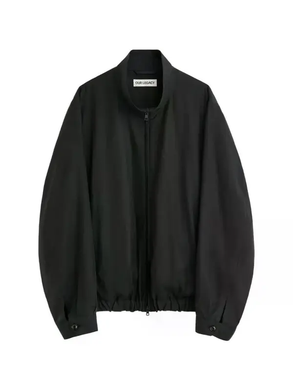 Our Legacy High-neck Zip-up Jacket - Black