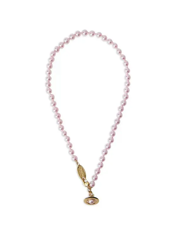 VIVIENNE WESTWOOD Round Pearl Necklace - Gold