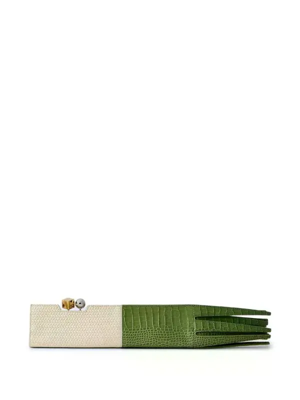 Jacquemus The Poireau Leather Clutch