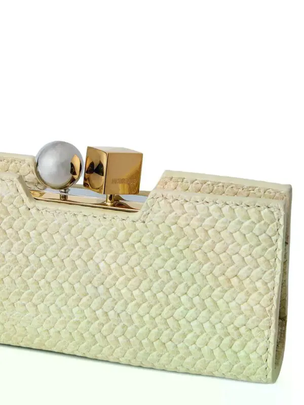 Jacquemus The Poireau Leather Clutch