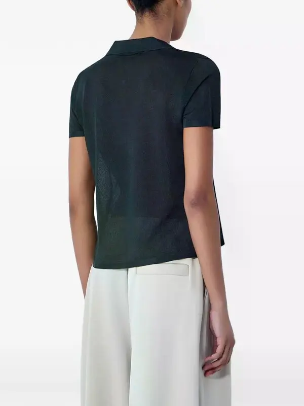 Lacoste Knit Open Placket T-shirt