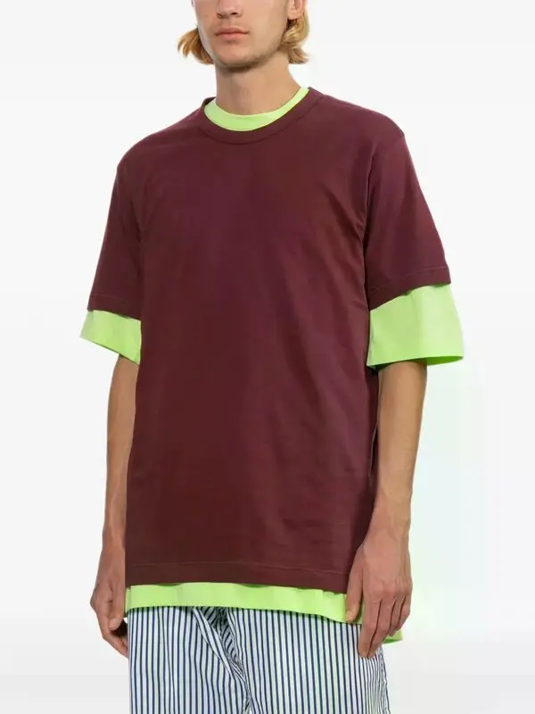 Comme Des Garçons Logo-print T-shirt - Red
