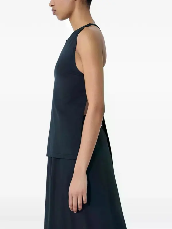 RIER Sleeveless Tank Top - Black