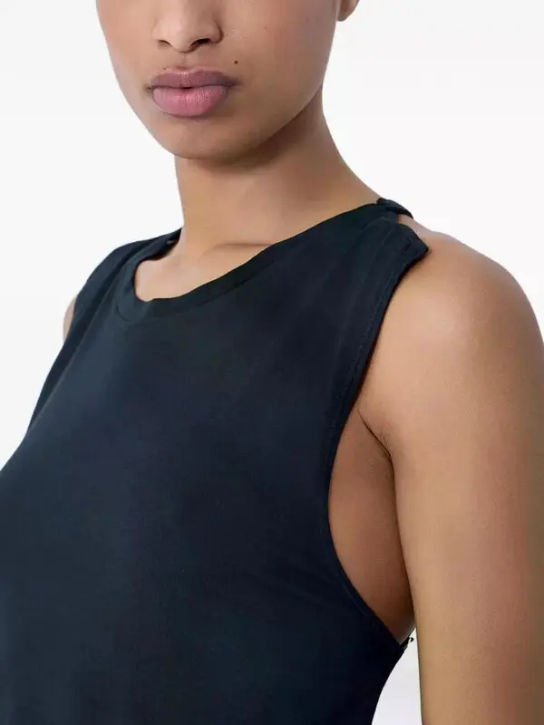 RIER Sleeveless Tank Top - Black