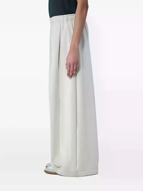 Lacoste Runaway Wide-leg Track Pants - Neutrals
