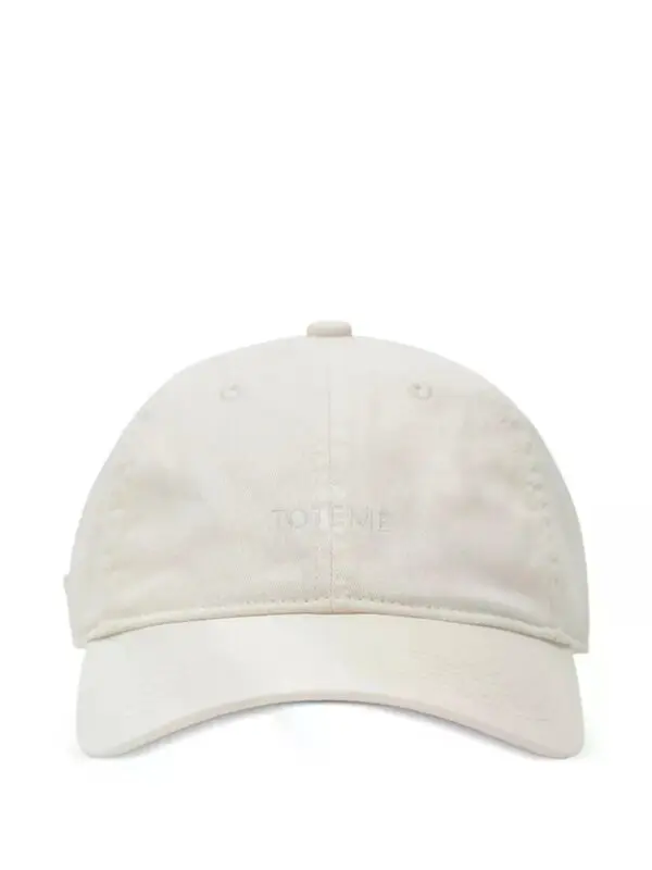 TOTEME Logo-embroidered Cap - Neutrals