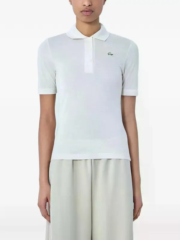 Lacoste Piqué-weave Polo Shirt - Neutrals