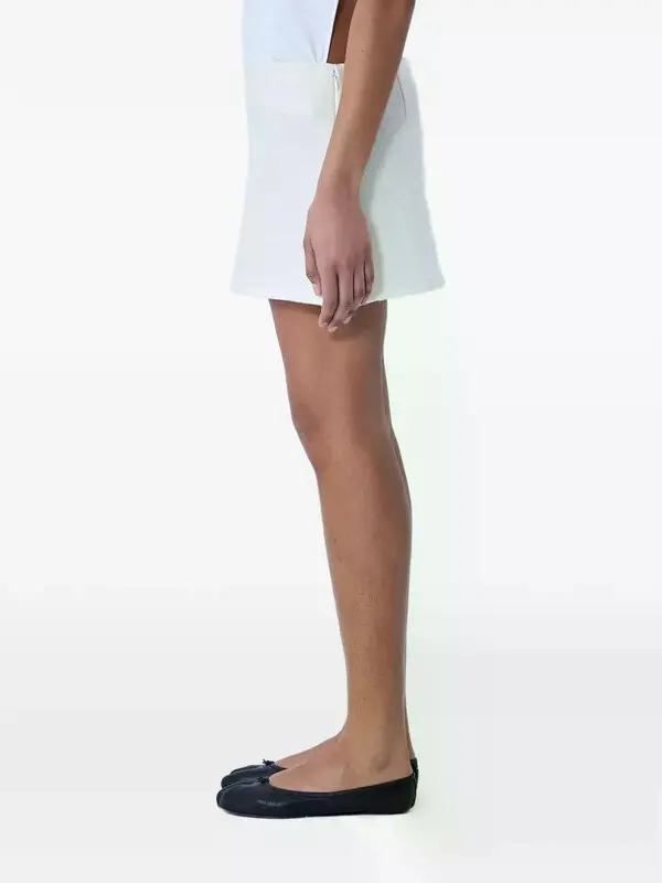 RIER Textured Wool Mini Skirt