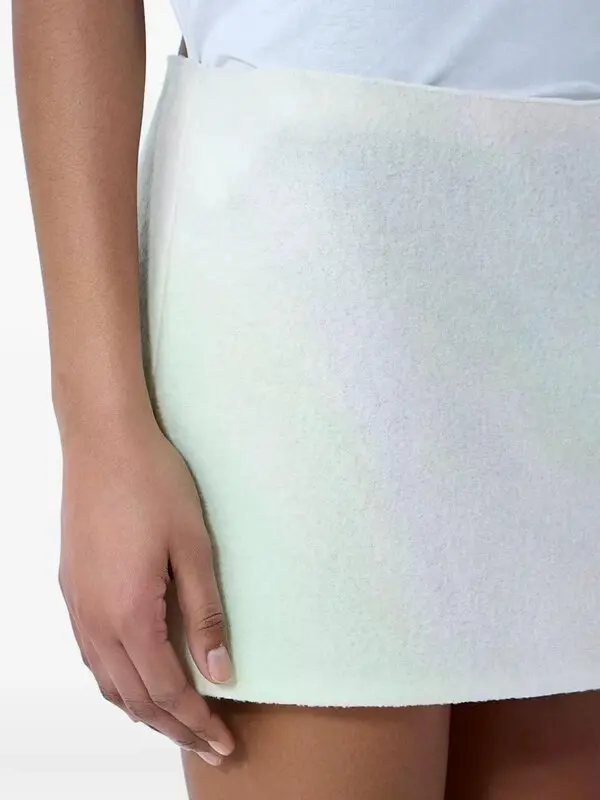 RIER Textured Wool Mini Skirt