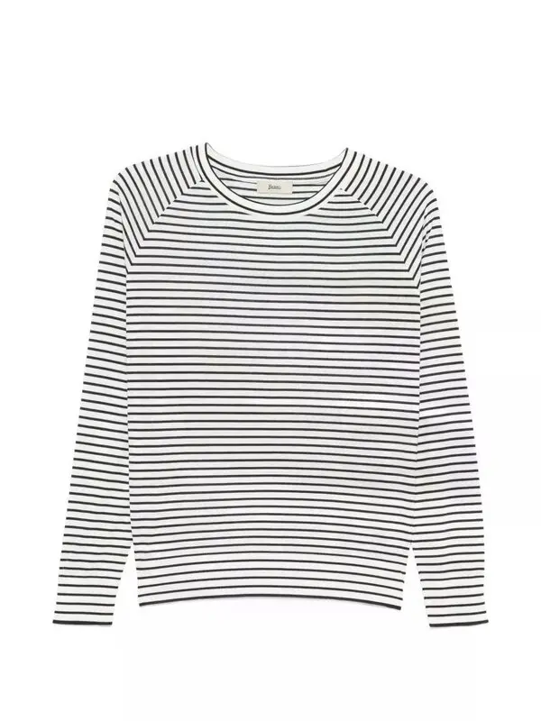 Herno Striped Long-sleeve Top - White