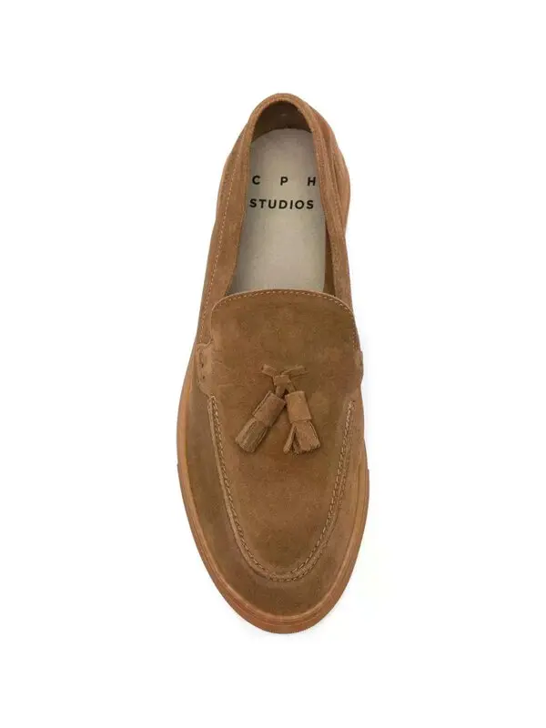 SUMMERY COPENHAGEN Tassel Suede Loafers
