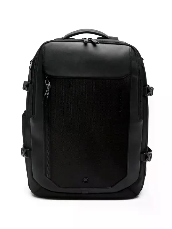 PIQUADRO Backpack With Adjustable Shoulder Straps - Black