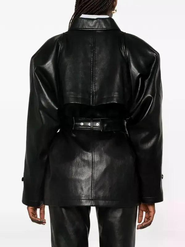 THE FRANKIE SHOP Kelia Belted Pocket Coat