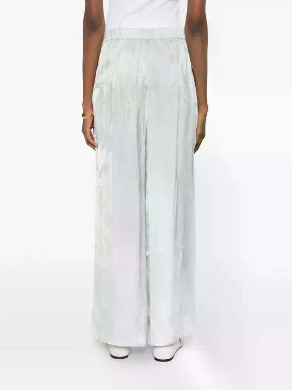 Calvin Klein Floral Jacquard Wide Leg Trousers