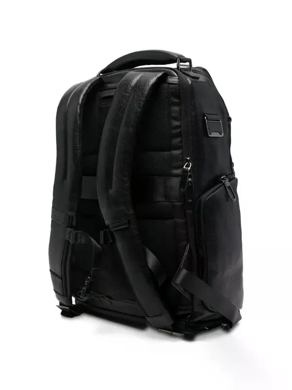 PIQUADRO Zip-up Leather Backpack