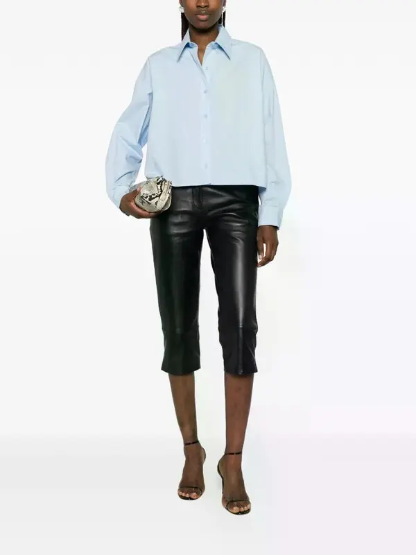 THE FRANKIE SHOP Arlen Button-fastening Shirt - Blue