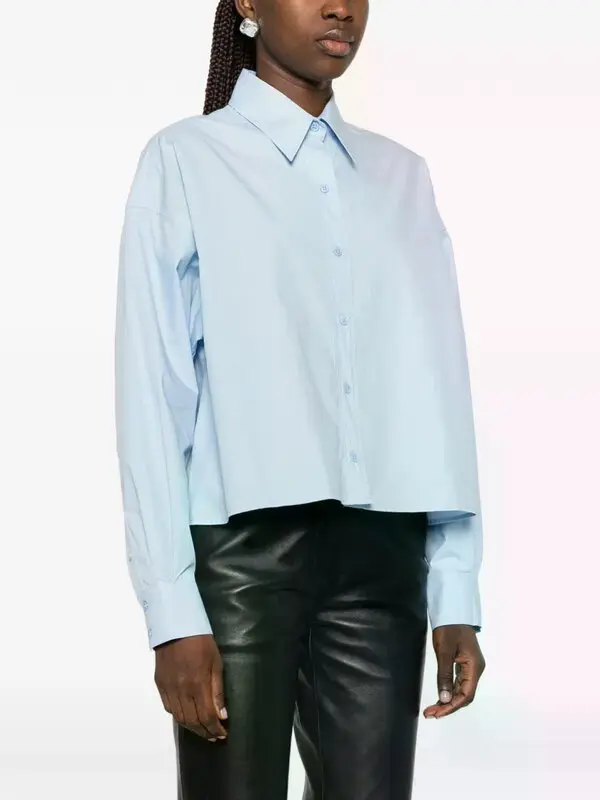 THE FRANKIE SHOP Arlen Button-fastening Shirt - Blue