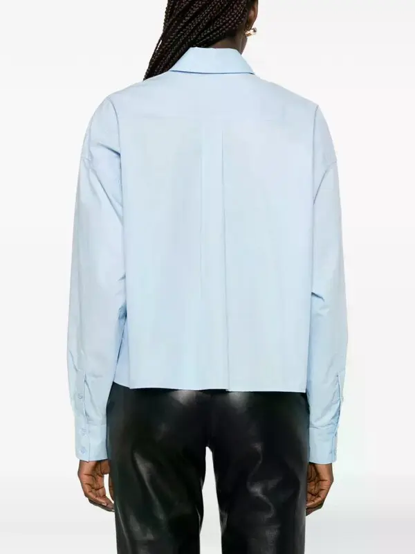 THE FRANKIE SHOP Arlen Button-fastening Shirt - Blue