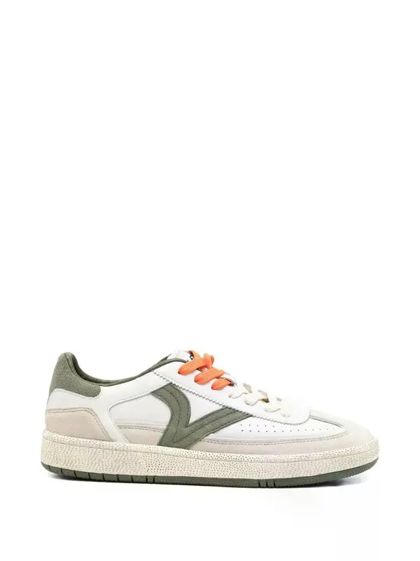 Victoria Beckham Leather Low Top Sneakers - White