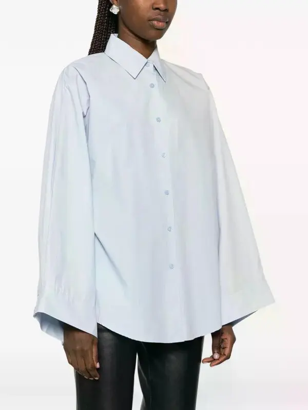 THE FRANKIE SHOP Tila Button-fastening Shirt - Blue