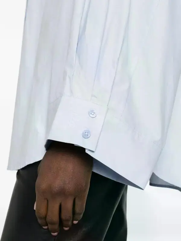 THE FRANKIE SHOP Tila Button-fastening Shirt - Blue
