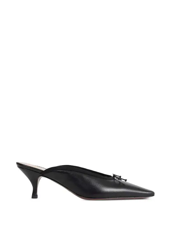 VIVIENNE WESTWOOD Margot Bow-detail Pointed Mules - Black