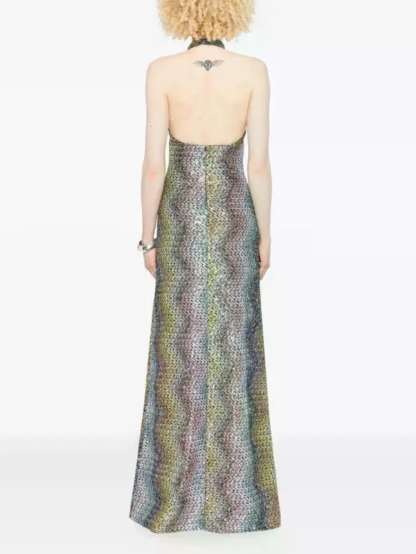 missoni cut out-detail sequinned dress Missoni