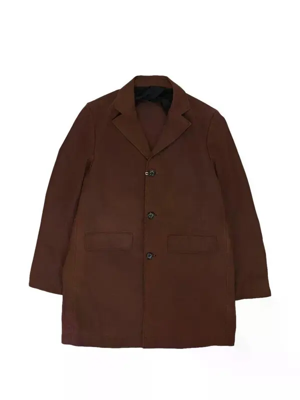 424 Uomo Button Lightweight Jacket - Brown