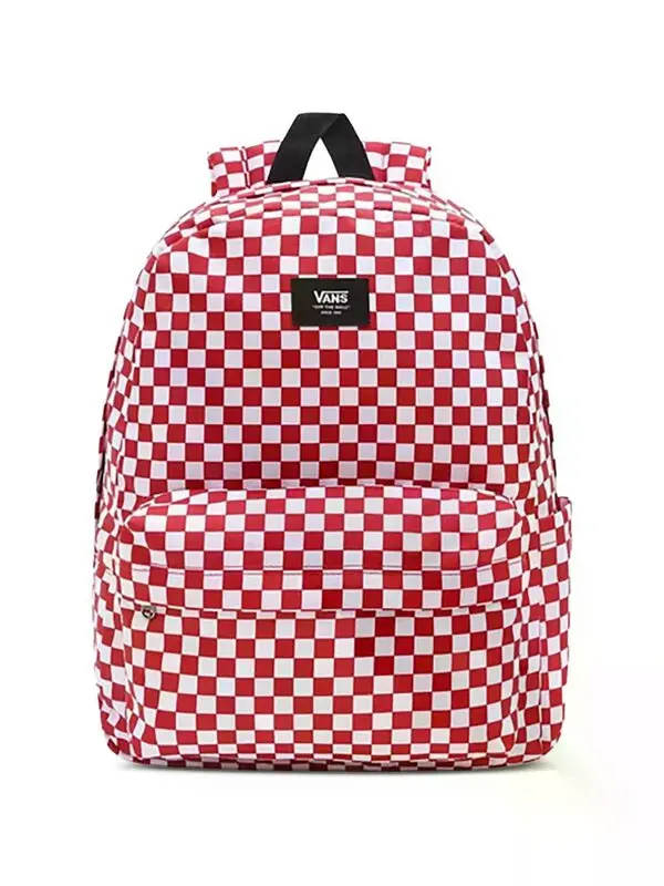 VANS Checkerboard Old Skool Backpack - Red
