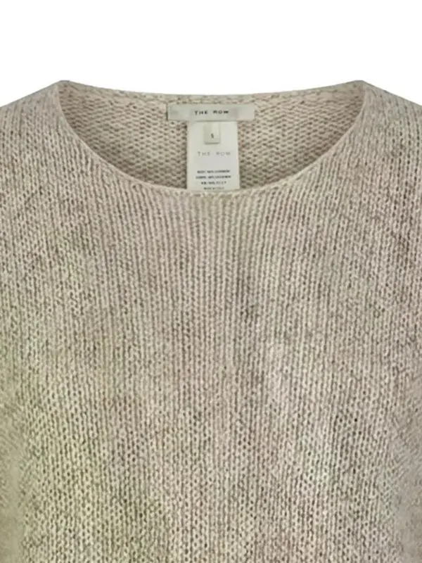THE ROW Nitha Cashmere Sweater - Neutrals