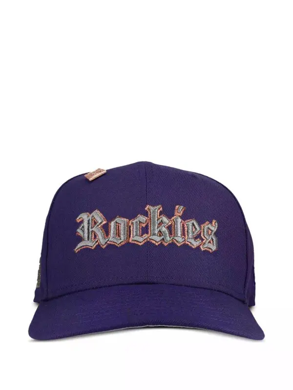 New Era 59fifty Colorado Rockies Old English 1995 Fitted Hat - Purple