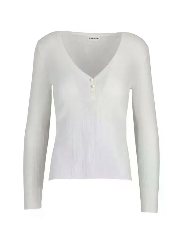 P.a.r.o.s.h V-neck Top - White