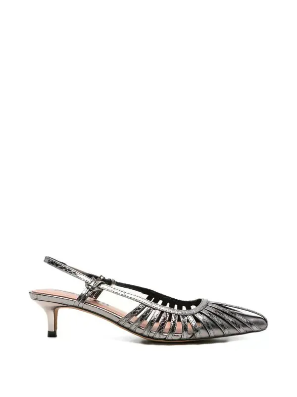 BIBI LOU Slingback Pumps - Silver