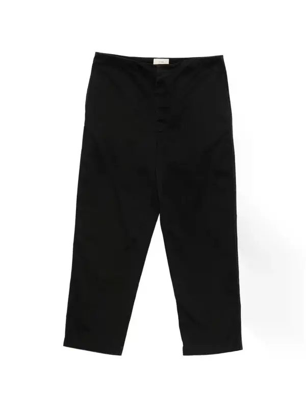 THE ROW Cropped Trousers - Black