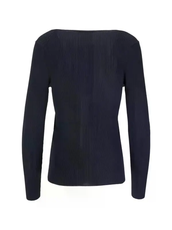 P.a.r.o.s.h Ribbed Knit T-shirt - Blue