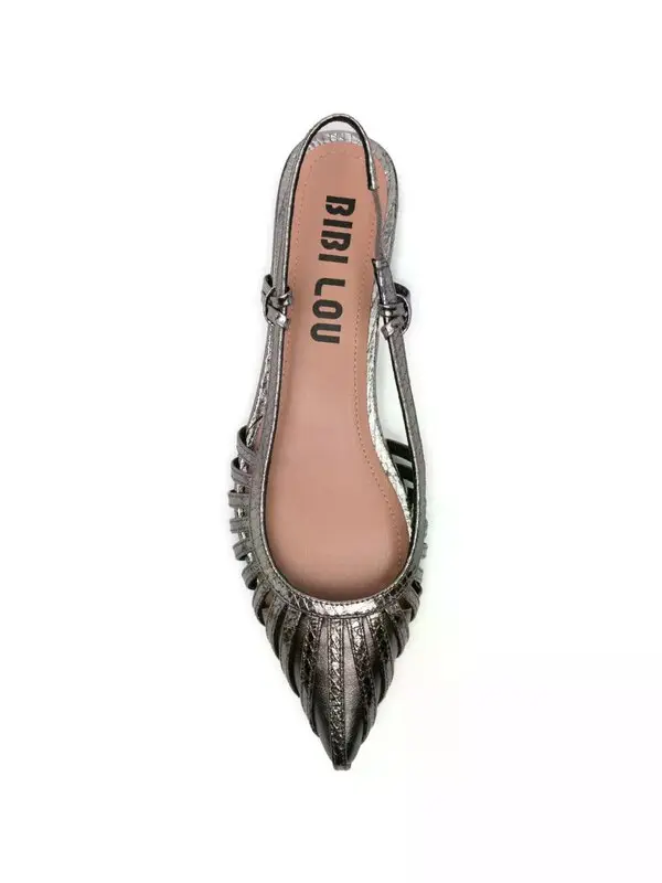 BIBI LOU Woven Slingback Pumps