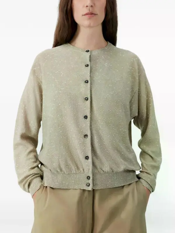CORDERA Flecked Cardigan - Neutrals