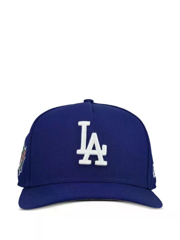 New Era Logo Snapback Cap - Blue