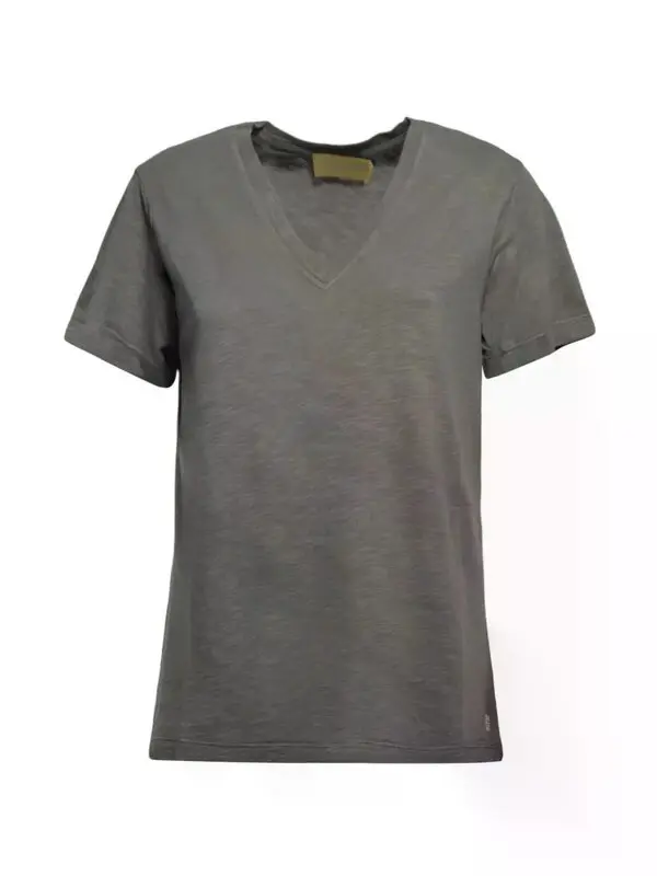 Momoni V-neck T-shirt - Green