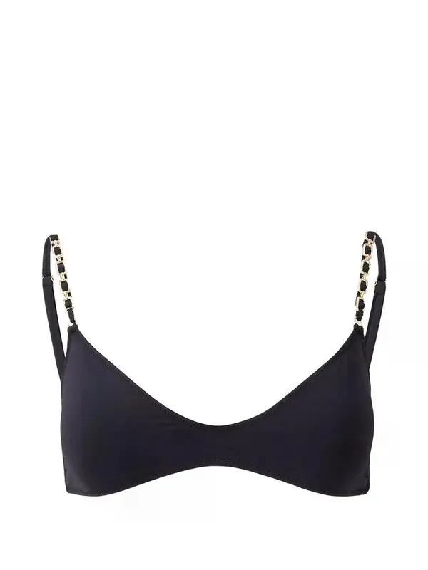 Melissa Odabash Chain-strap Bikini Top - Black