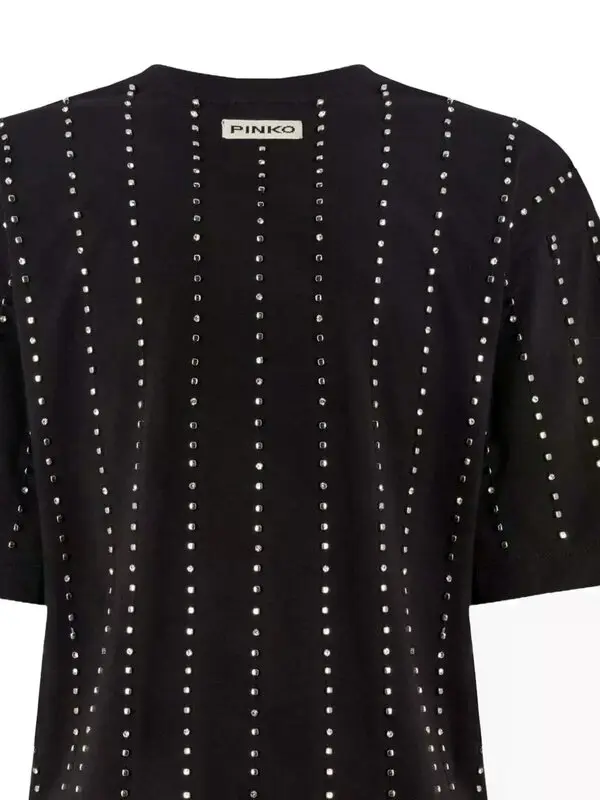 Pinko Studded T-shirt - Black