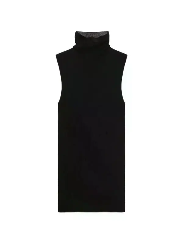 Dorothee Schumacher Sleeveless Turtleneck Top - Black