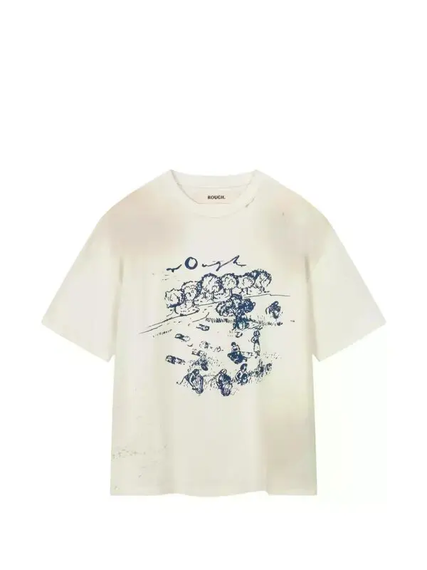 ROUGH. Fieldwork Graphic Print T-shirt