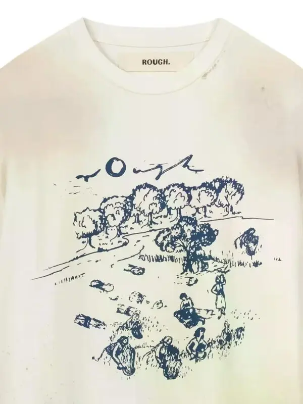 ROUGH. Fieldwork Graphic Print T-shirt