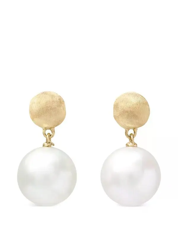 Marco Bicego Pearl Drop Earrings - Gold