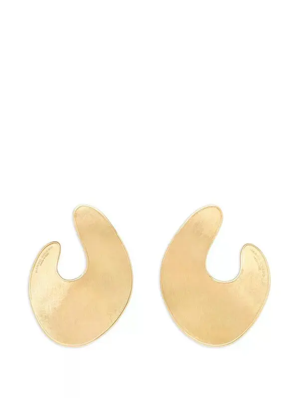 Marco Bicego Irregular Leaf Earrings - Gold