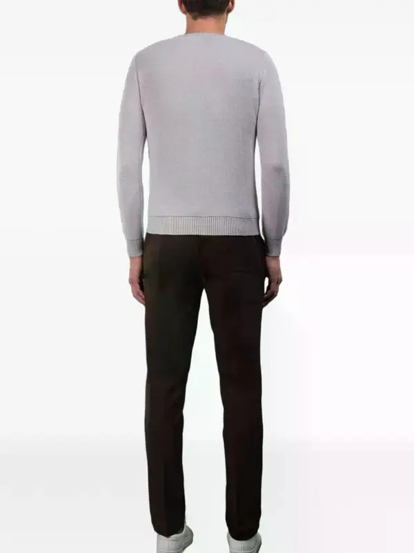 MOORER Orvieto Long-sleeved Sweater - Grey