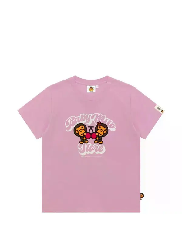 A BATHING APE Graphic-print T-shirt - Pink